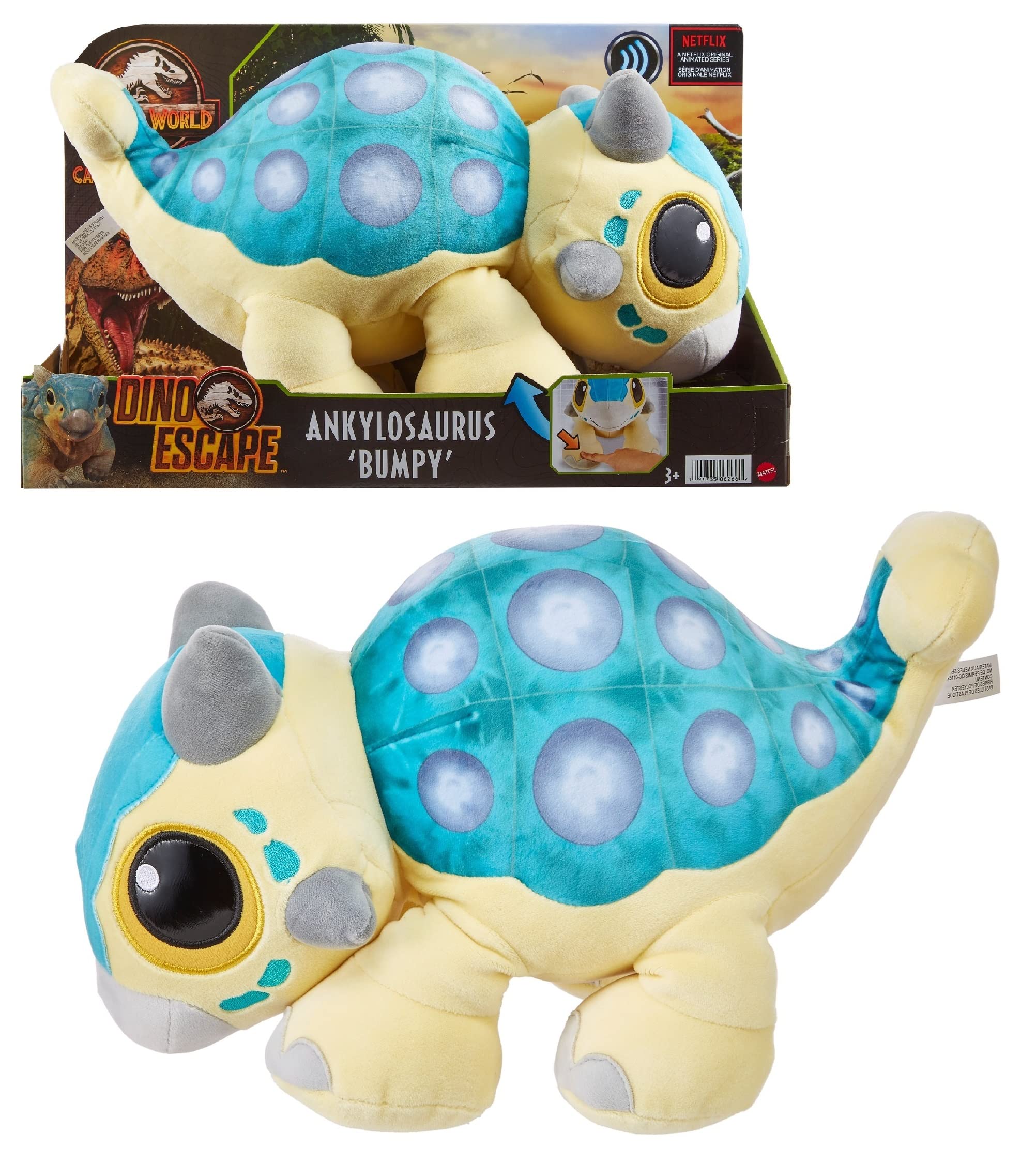 Mua Mattel Jurassic World Jurassic World HHB48 Stuffed Toy Ankylosaurus ...
