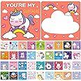 Amazon.com: Pink Unicorn Lunch Box Notes for Girls 108 Pack Magical ...