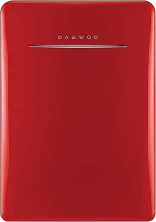 Amazon.com: Daewoo FR-028RCNR Retro Compact Refrigerator 2.8 Cu. Ft ...
