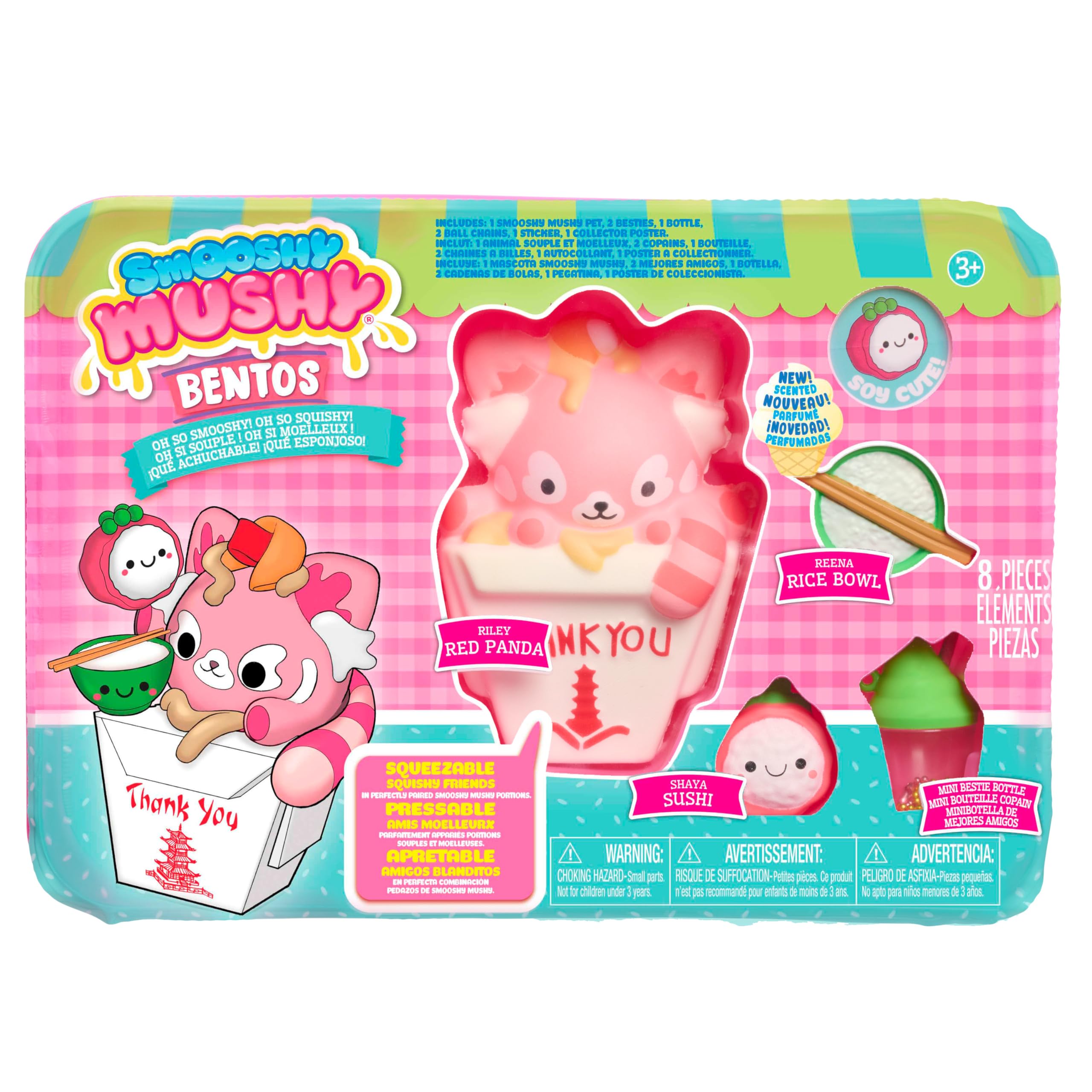 Mua Smooshy Mushy 8-piece Bento Box Series 1 Riley Red Panda ...