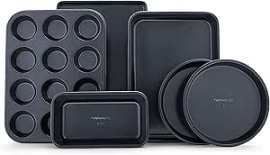 Amazon.com: Calphalon Nonstick Bakeware Set, 6-Piece Set Includes ...