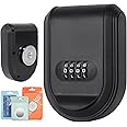 Amazon.com: Magnetic Key Box with Combination Lock, Car Key Lock Box ...