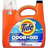 Amazon.com: Tide Ultra Odor Defense Plus Oxi Liquid Laundry Detergent ...