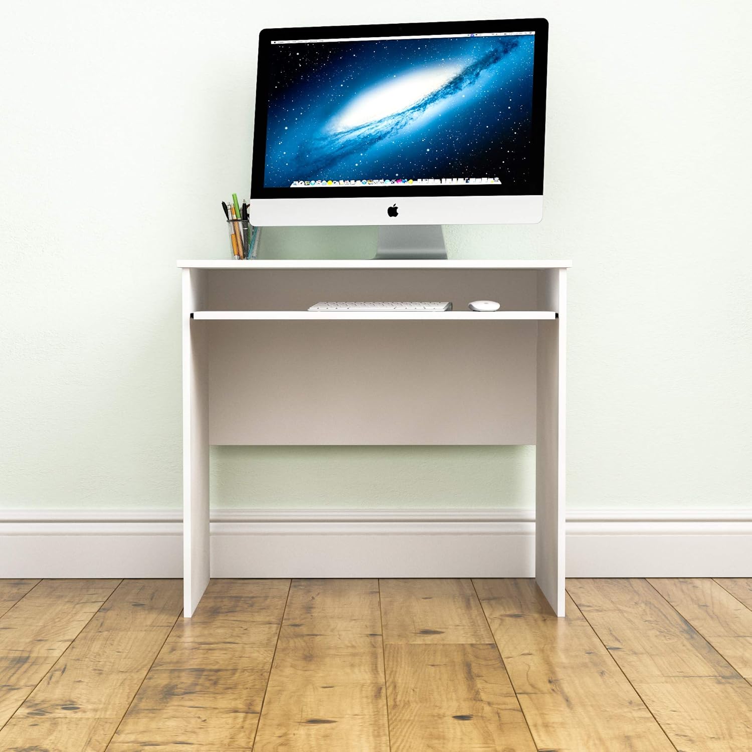 Vida Designs Huby Small Computer Desk, Home Office Compact PC/Laptop ...