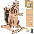Amazon.com: "Dragon Bot" DIY Laser-Cut Wood Robot Kit for Adults and ...