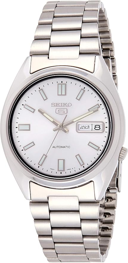 Seiko Men's Analogue Automatic Self-Winding Watch with Stainless Steel ...