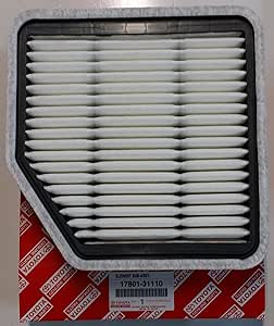 Amazon.com: Toyota Genuine Parts 17801-31110 Engine Air Filter : Automotive