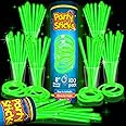 Amazon.com: PartySticks Green Glow Sticks - 100pk, 8 Inch Glow in the ...