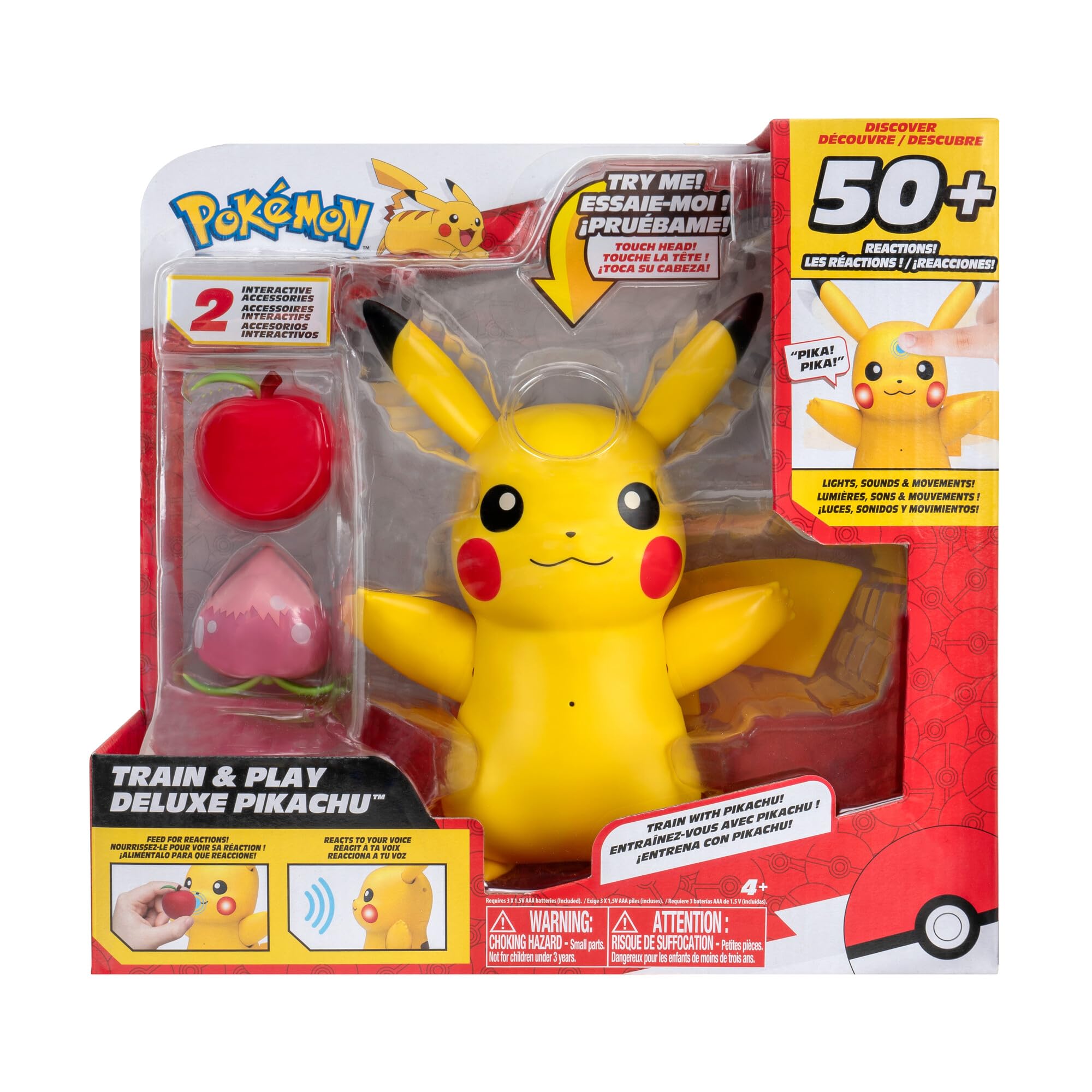Mua Pokemon Pokémon Train and Play Deluxe Pikachu - 4.5-Inch Pikachu ...
