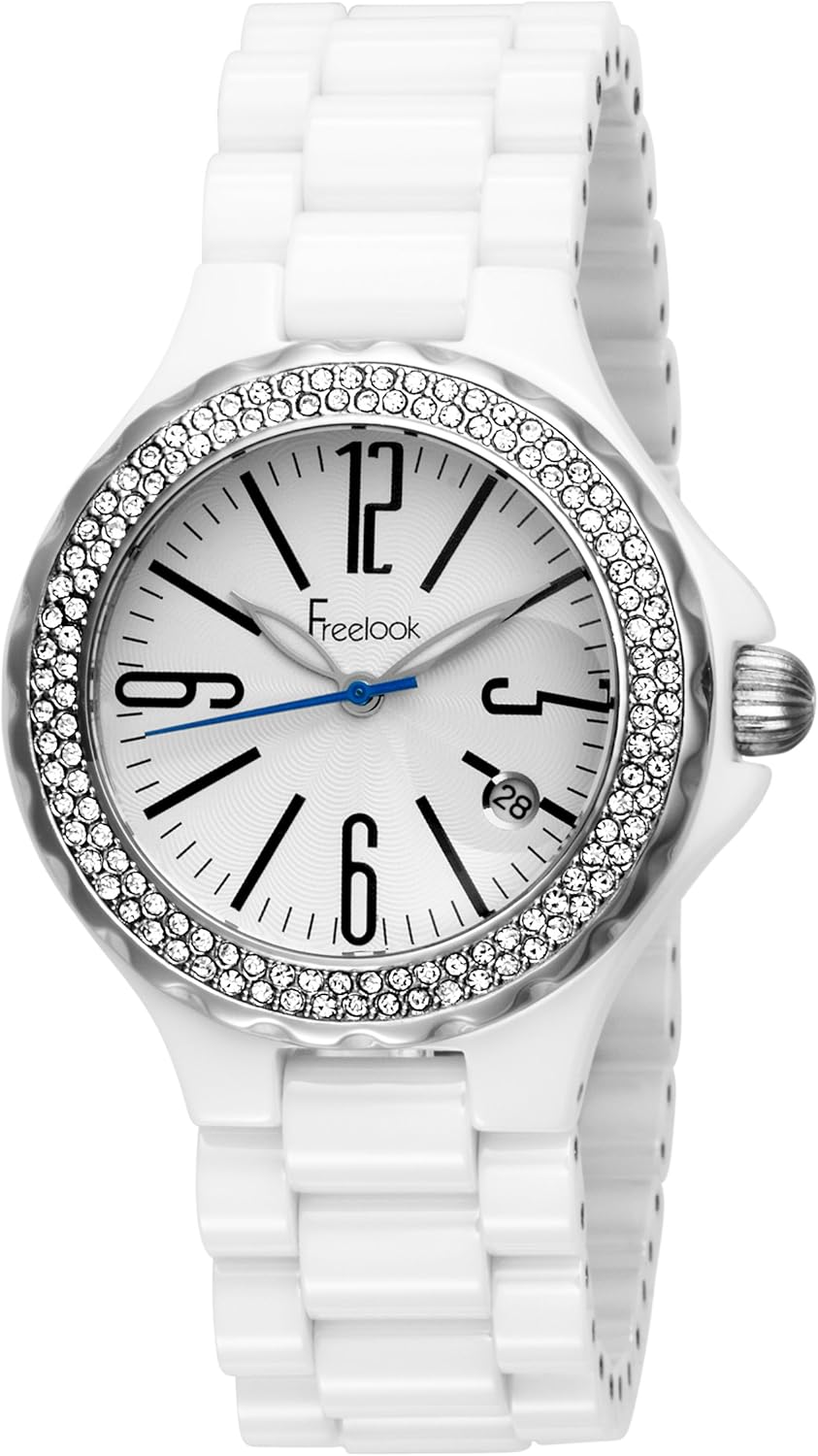 Freelook Women's HA5101-9 Lagon White Ceramic Watch/Interchangeable ...