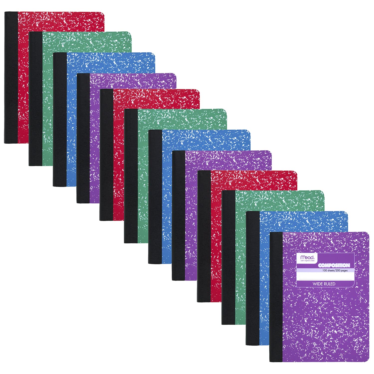 Mua Mead Composition Notebooks, 12 Pack, Wide Ruled Paper, 9-3/4" x 7-1 ...