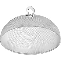 Amazon.com: Hemoton Stainless Steel Mesh Dome Food Cover Protector, Round Mesh Screen Food Tent ...
