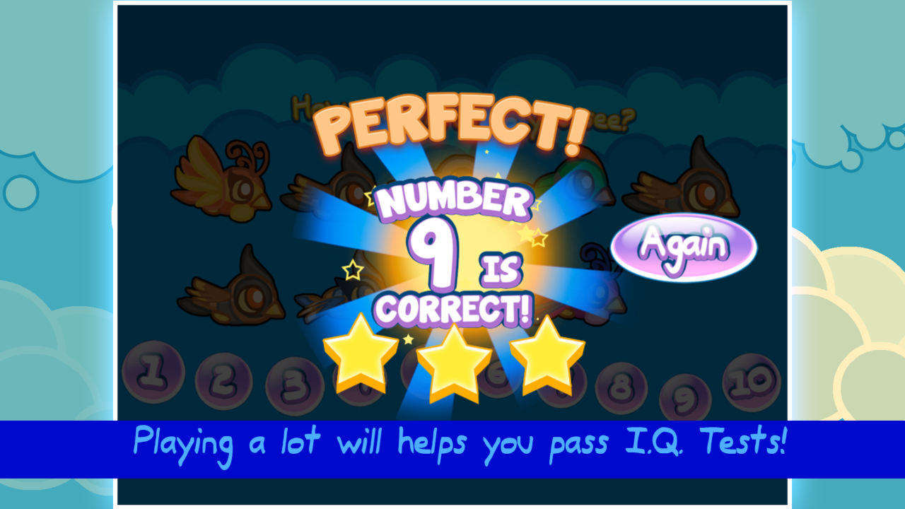 Counting Birds at the Sky 123 Learning Numbers for infant toddlers to ...