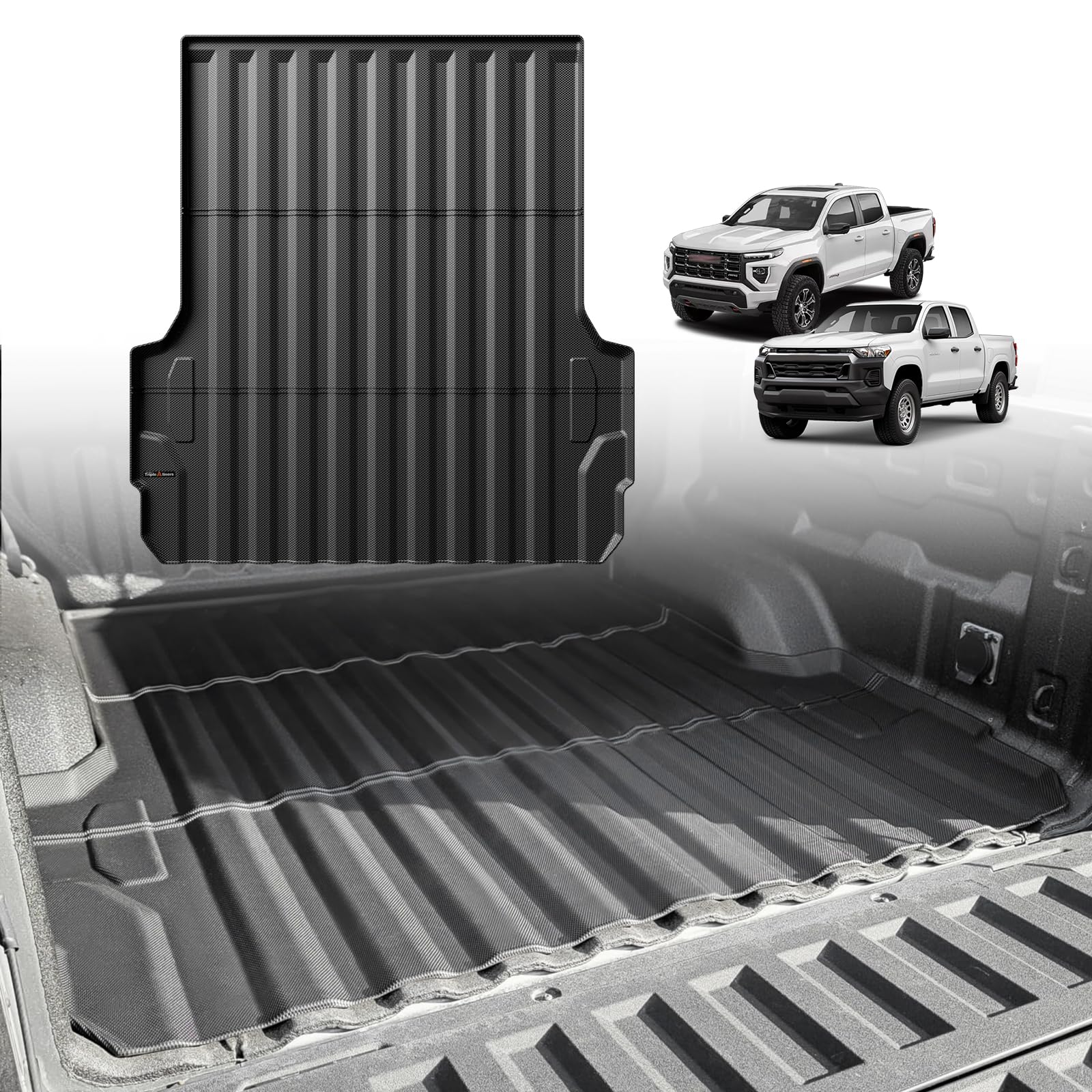 TripleAliners Truck Bed Mat Compatible with 2023 2024 2025 Chevy ...