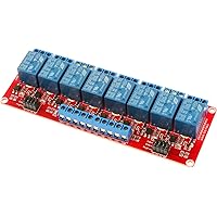 NOYITO 8-Channel Relay Module High Low Level Trigger with Optocoupler ...
