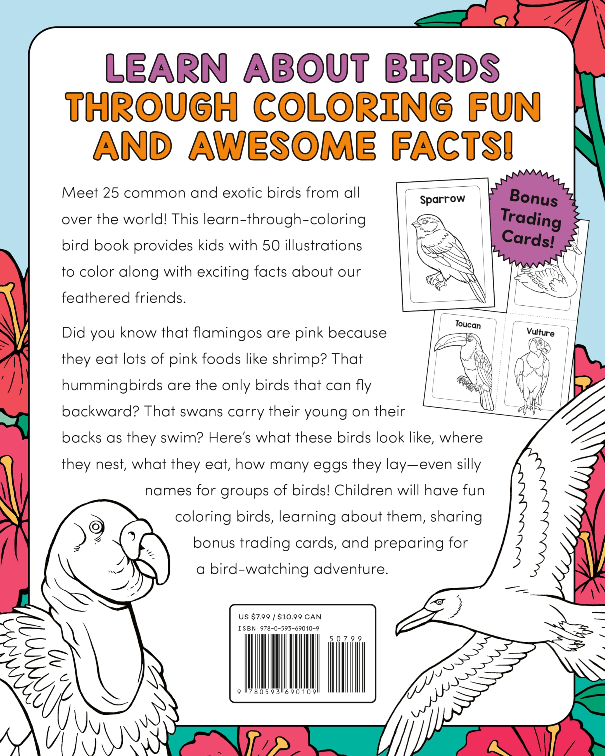 Mua Bird Book for Kids: Coloring Fun and Awesome Facts (A Did You Know ...