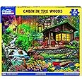 Amazon.com: White Mountain - Cabin in The Woods, 500 Piece Jigsaw ...