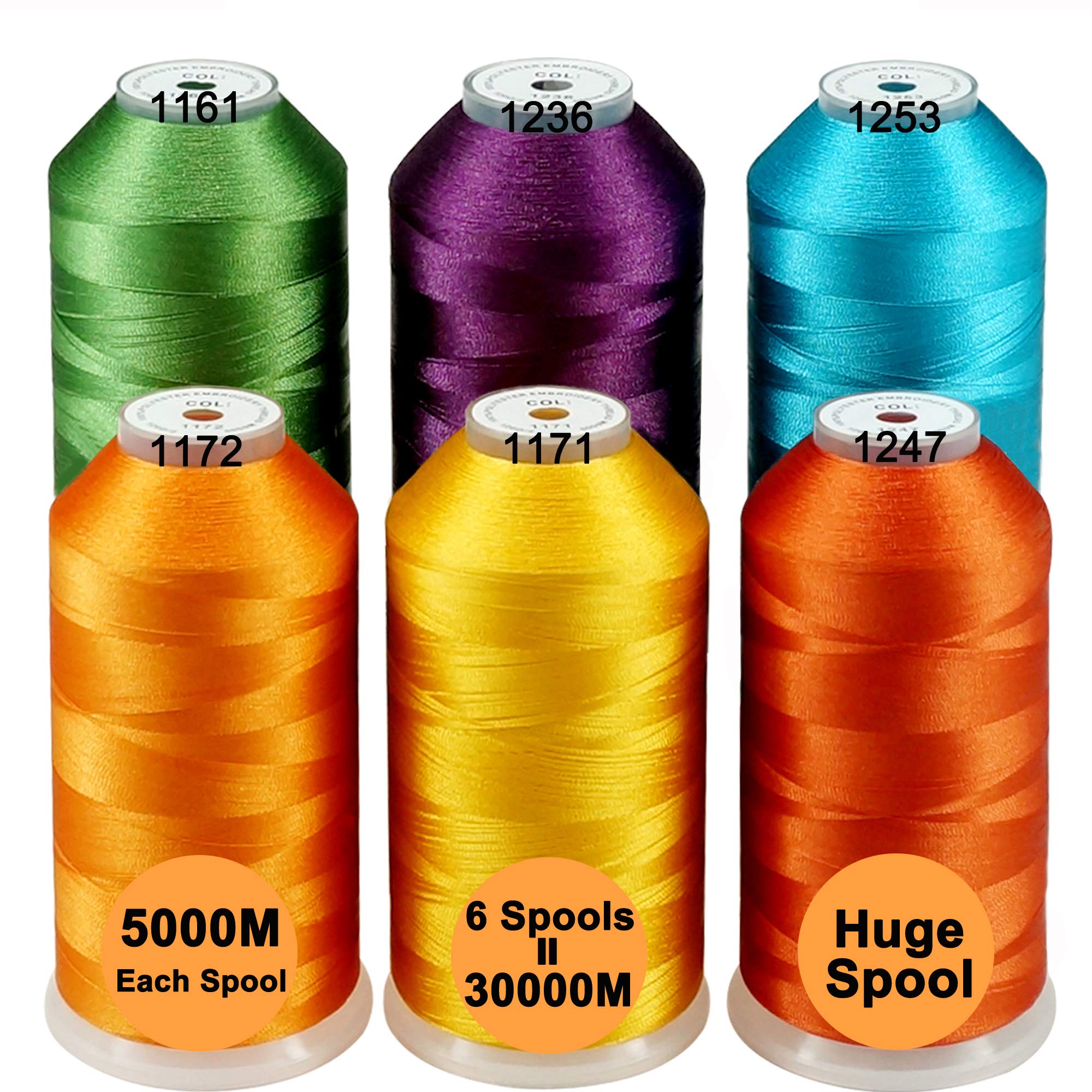 New Brothread40 Options Various Assorted Color Packs Of Polyester ...