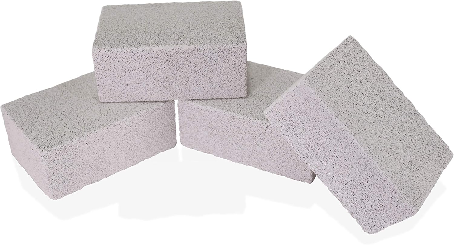 Tamwell 4 pack Grill Cleaning Bricks Griddle Pumice Stones Complete ...