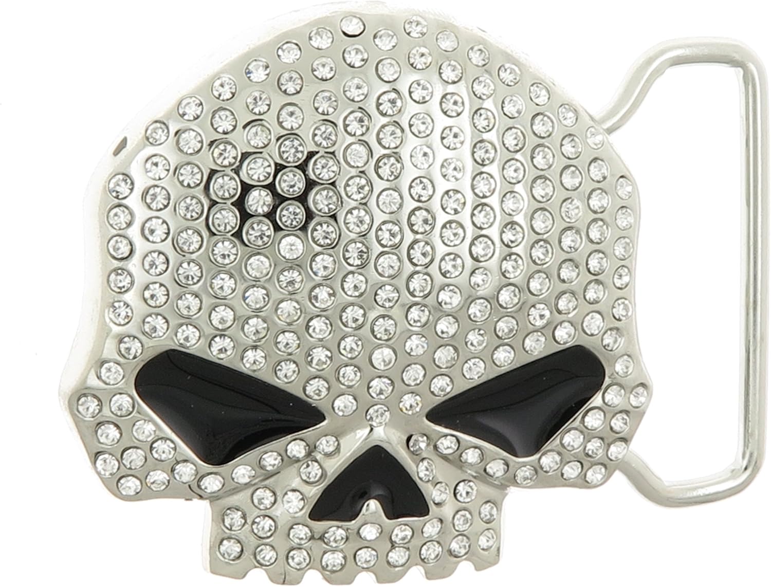 Amazon.com: Skull with Rhinestones Belt Buckle: Clothing