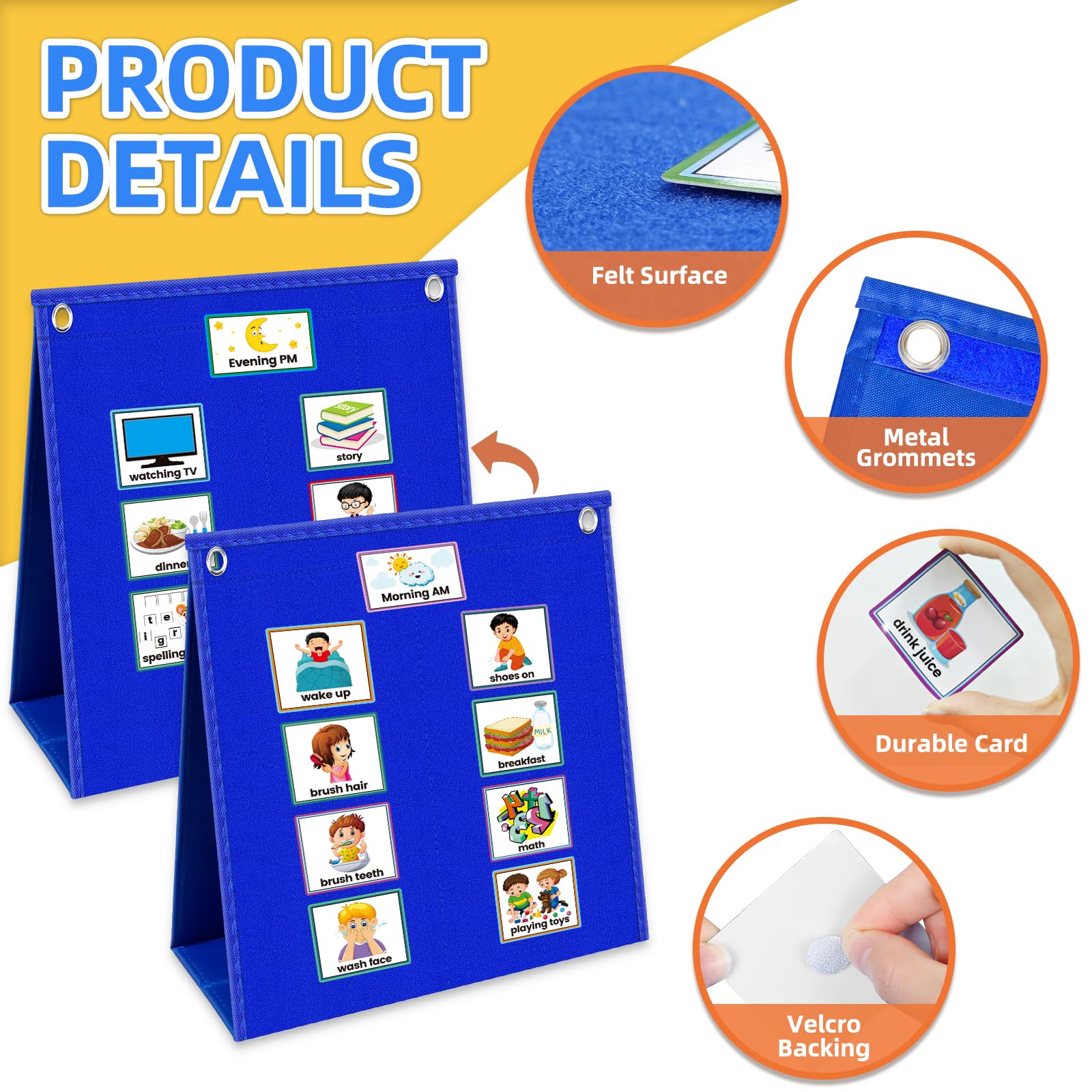 Mua ALSLEA Visual Schedule for Kids with Autism Chore Chart for Toddler ...
