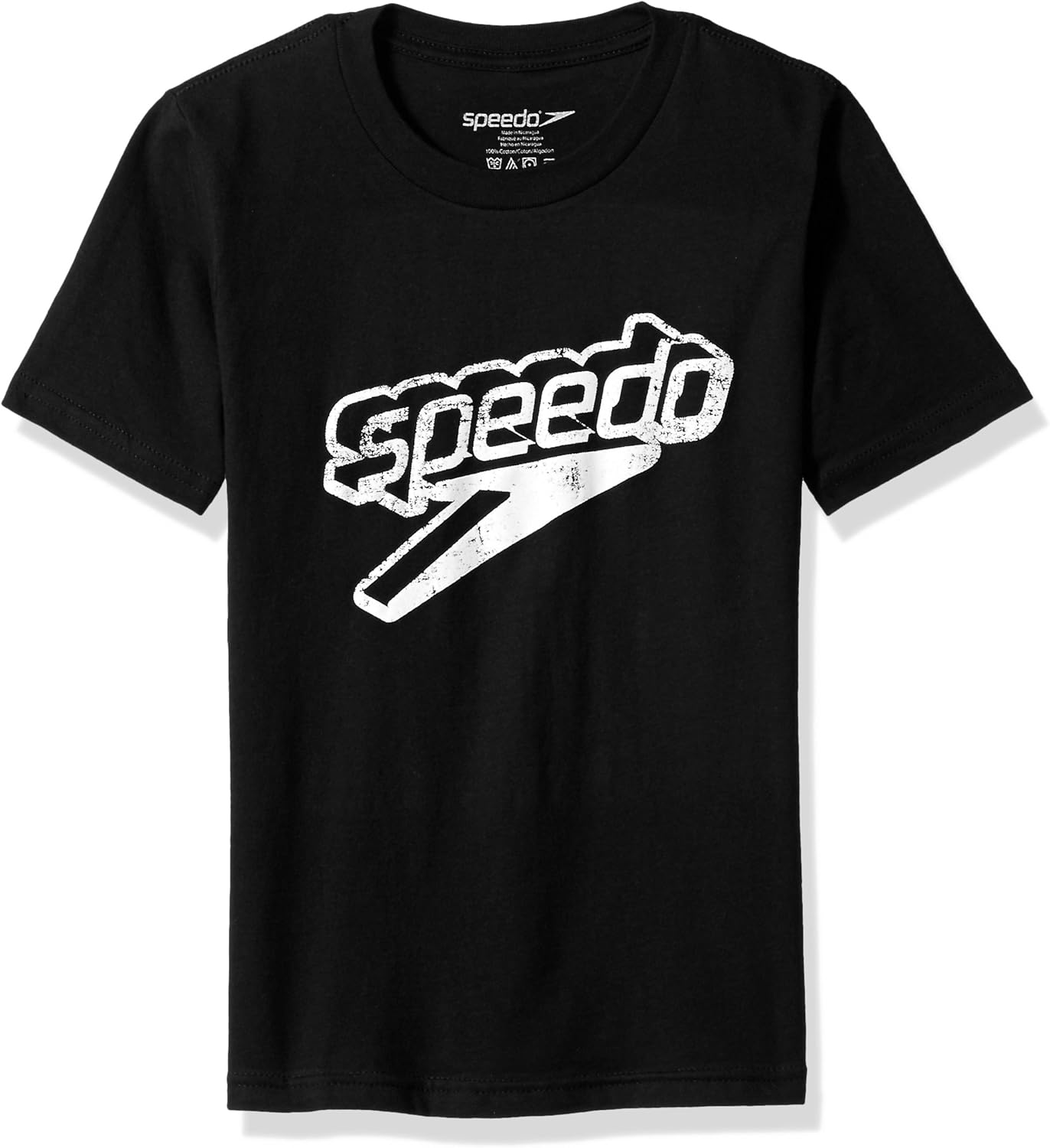 Speedo Unisex-Child T-Shirt Crew Neck Graphic Youth: Amazon.co.uk: Clothing