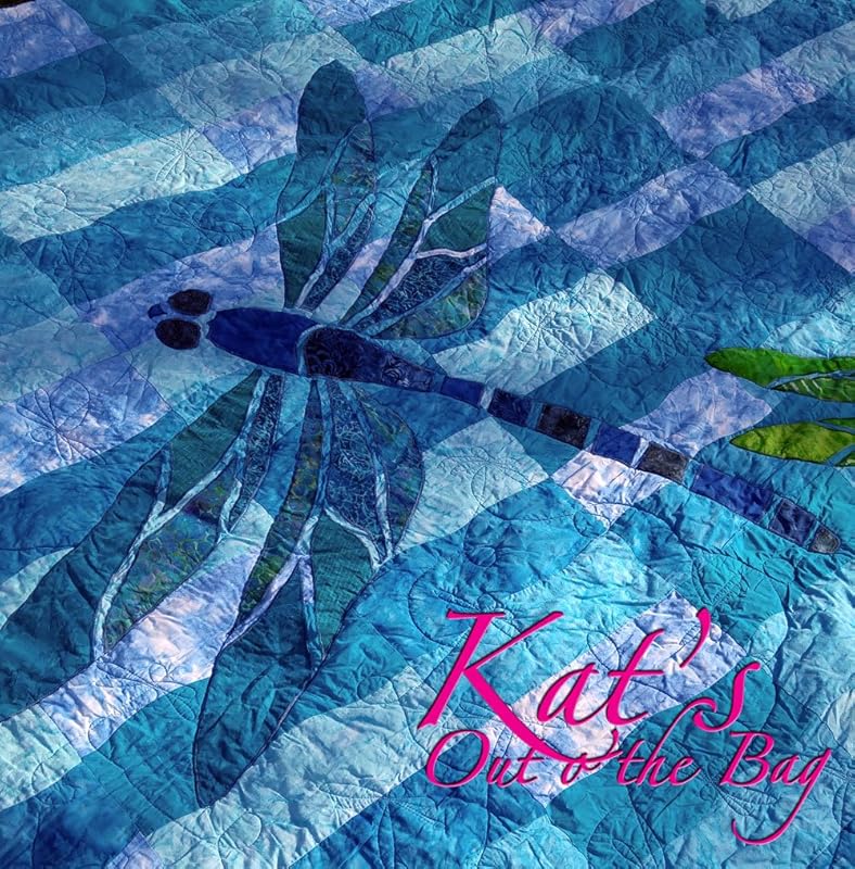 Amazon.com: Dragonfly Quilt using blue and green batiks: Handmade
