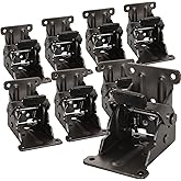 4 Pack Folding Table Leg Hinges, 90° Folding Brackets Locking Extension ...