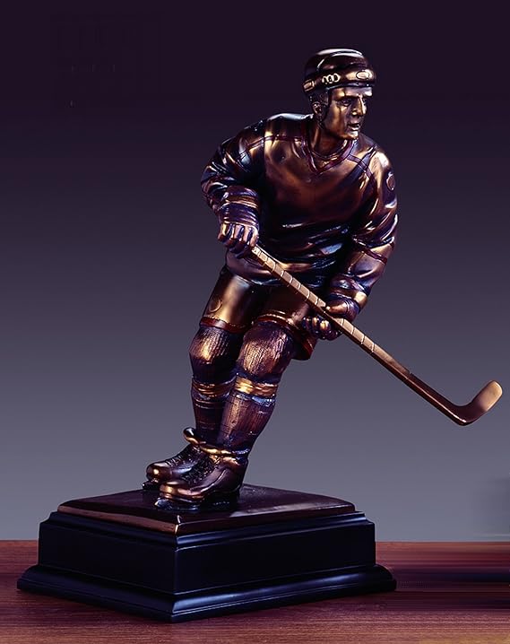 Amazon.com: Skating Hockey Player Statue Award - Figurine: Home & Kitchen