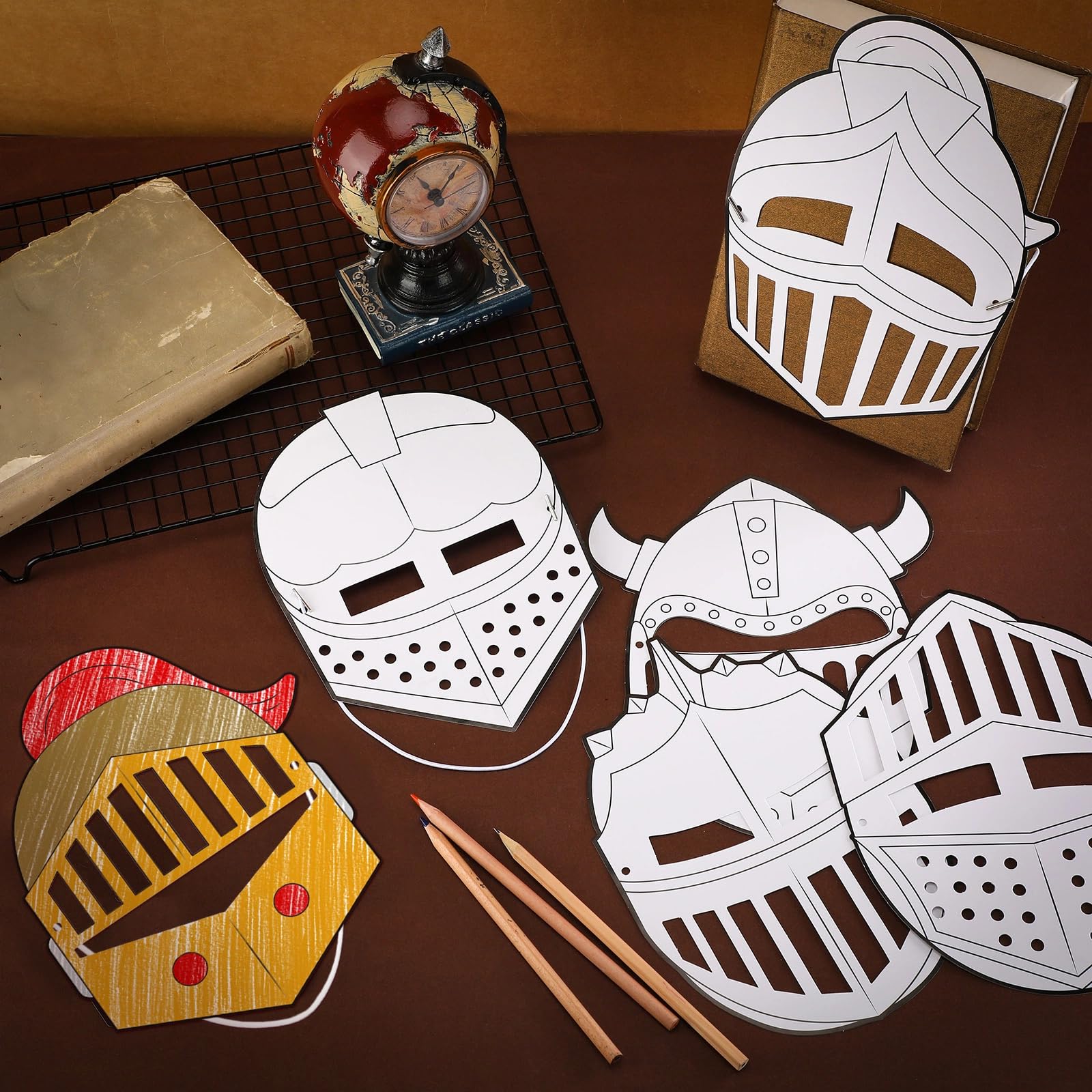 Mua Liliful 30 Set Helmet of Salvation Craft Bulk Color Your Own DIY ...
