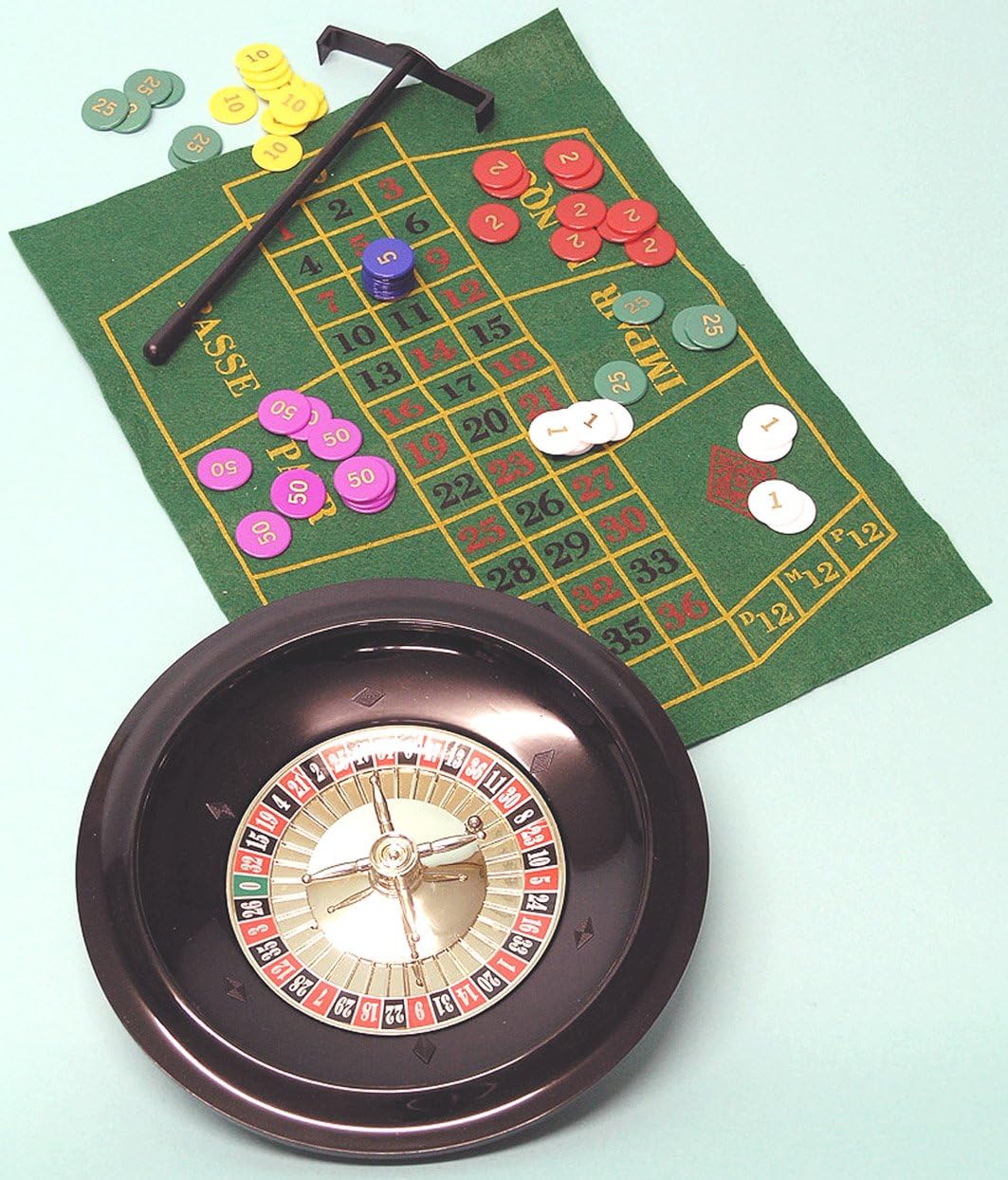 Roulette set with 10 inch wheel - 00609: Amazon.co.uk: Toys & Games