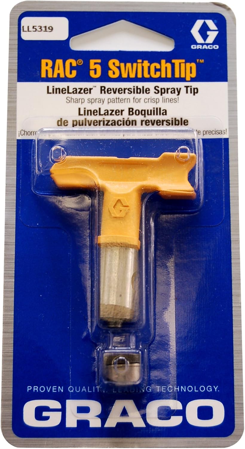 Graco #LL5-319 - LineLazer RAC 5 SwitchTip - 0.019 inches (orifice size ...