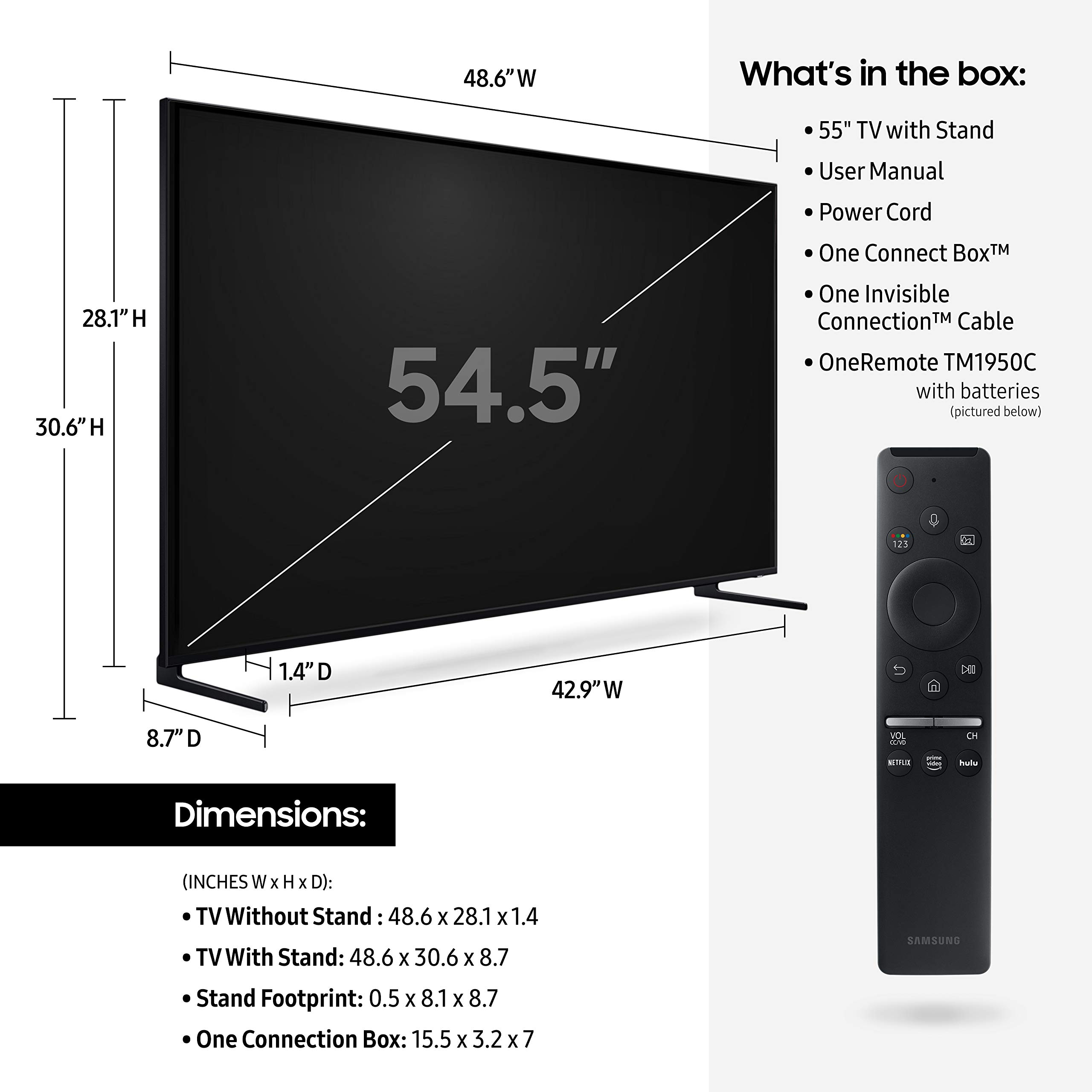 Mua Samsung QN65Q900RBFXZA Flat 65" QLED 8K Q900 Series Smart TV (2019 ...