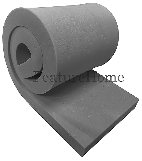80" x 20" (~200 x 50 cm) - Firm Grey Upholstery Foam Sheet - SELECT ...