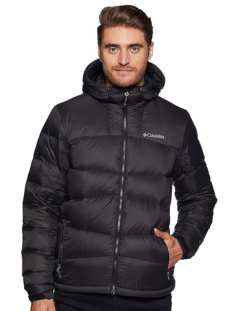 Columbia Men's Down Jacket (WO0927_Dark Mountain Bright Copper_XL ...