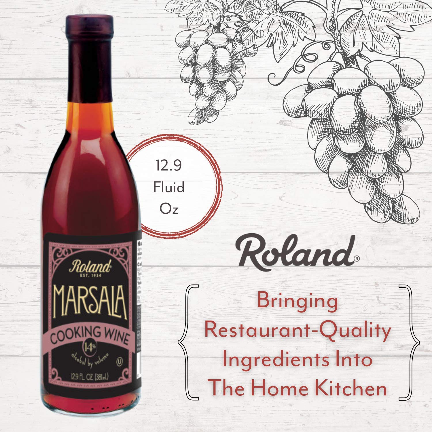 Mua Roland Foods Marsala Cooking Wine, Sourced in the USA, 12.9 Fl Oz ...
