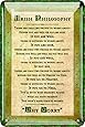 Amazon.com: Irish Metal Sign With The Irish Philosophy Saying Designed ...