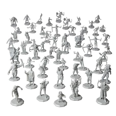 Mua Monster Protectors 56 Unpainted Fantasy Mini Figures- All Unique ...