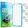 Amazon.com: SMARTDEVIL 3 Pack Screen Protector for iPhone 13 Mini with 3-Pack Camera Lens ...