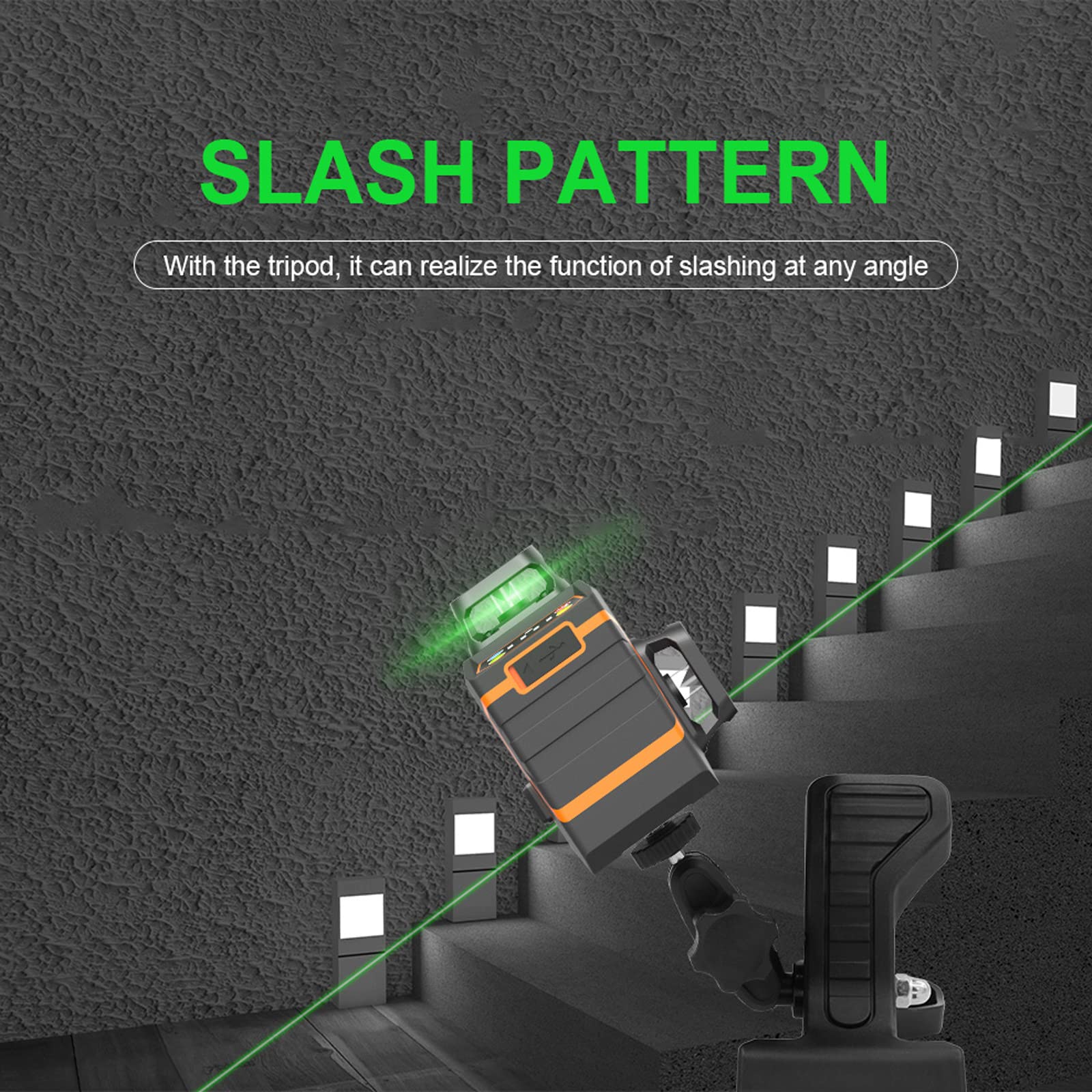 Mua Greheywos Laser Level 12 Lines Self Leveling 3x360° 3D Green Cross ...