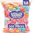 Amazon.com: Satellite Wafers Candy - 1 Pound - Flying Saucer Candy ...