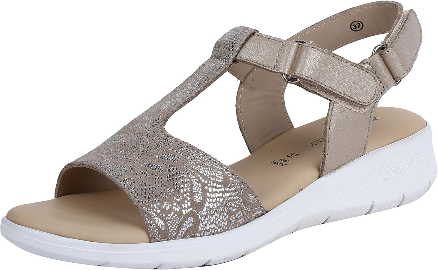 Walker flex Casual Genuine Leather Fashionable Wedge Sandal for Women's ...