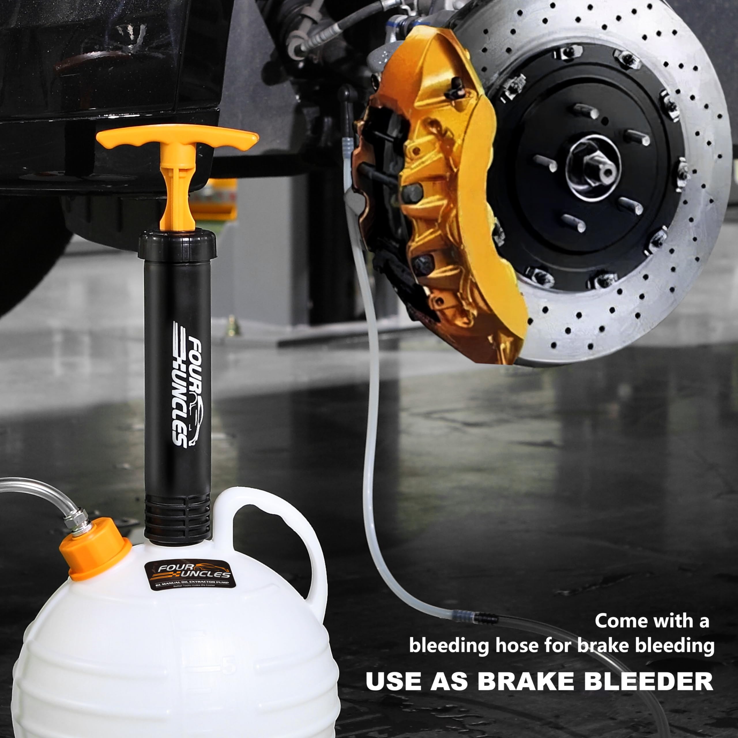 Mua FOUR UNCLES 6L Manual Oil Extractor Pump - Fluid Extractor with 59 ...