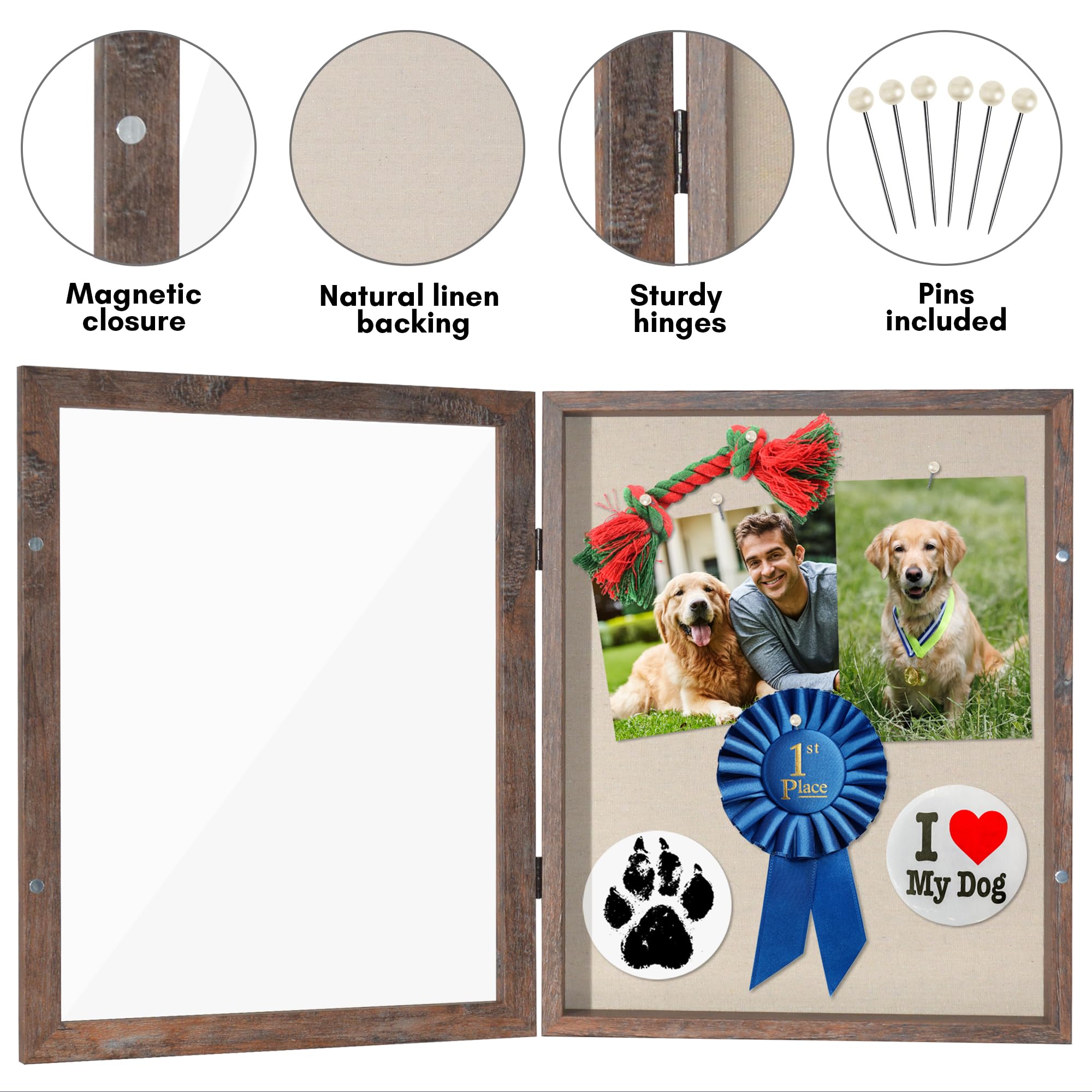 Mua Americanflat Front Opening 11x14 Shadow Box Frame with Shatter ...