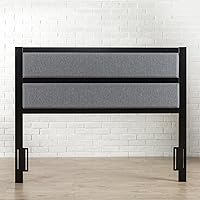 Zinus Modern Studio Upholstered Metal Headboard, Full/Queen : Amazon.ca ...