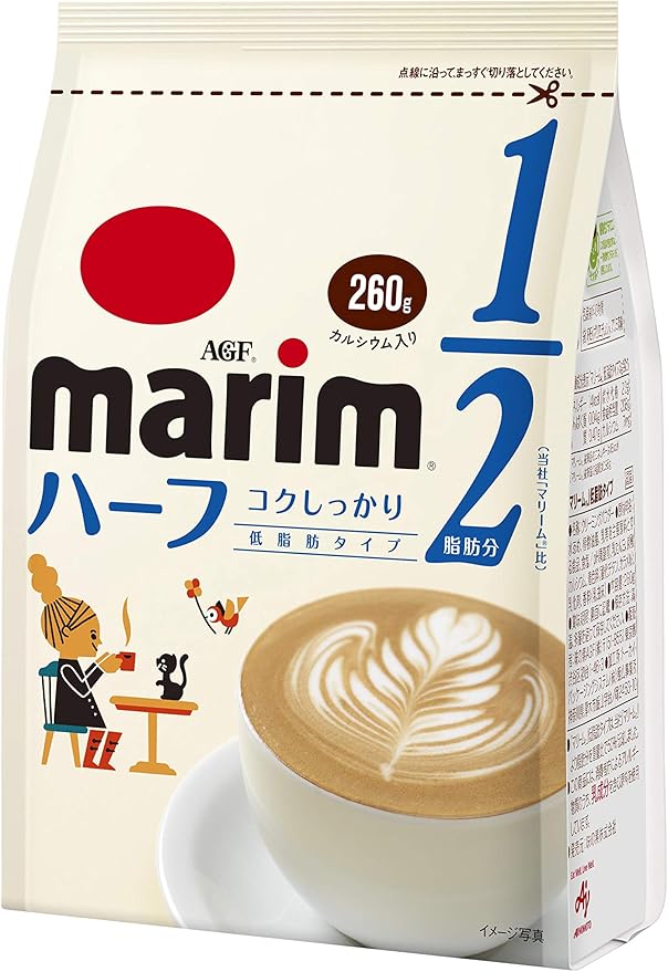 Amazon | AGF マリーム 低脂肪タイプ 袋 260g×12袋 【 コーヒーミルク 】【 コーヒークリーム 】【 詰め替え 】 | AGF(エージーエフ) | 食品・飲料・お酒 通販