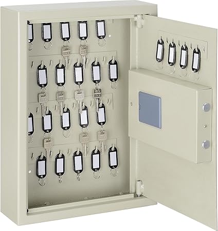 Amazon.com : Key Cabinet, Electronic, 48 Keys, 12x4x17-3/4, Sand ...