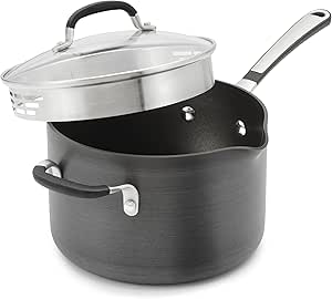 Amazon.com: Simply Calphalon Nonstick 4-Quart Saucepan: Home & Kitchen