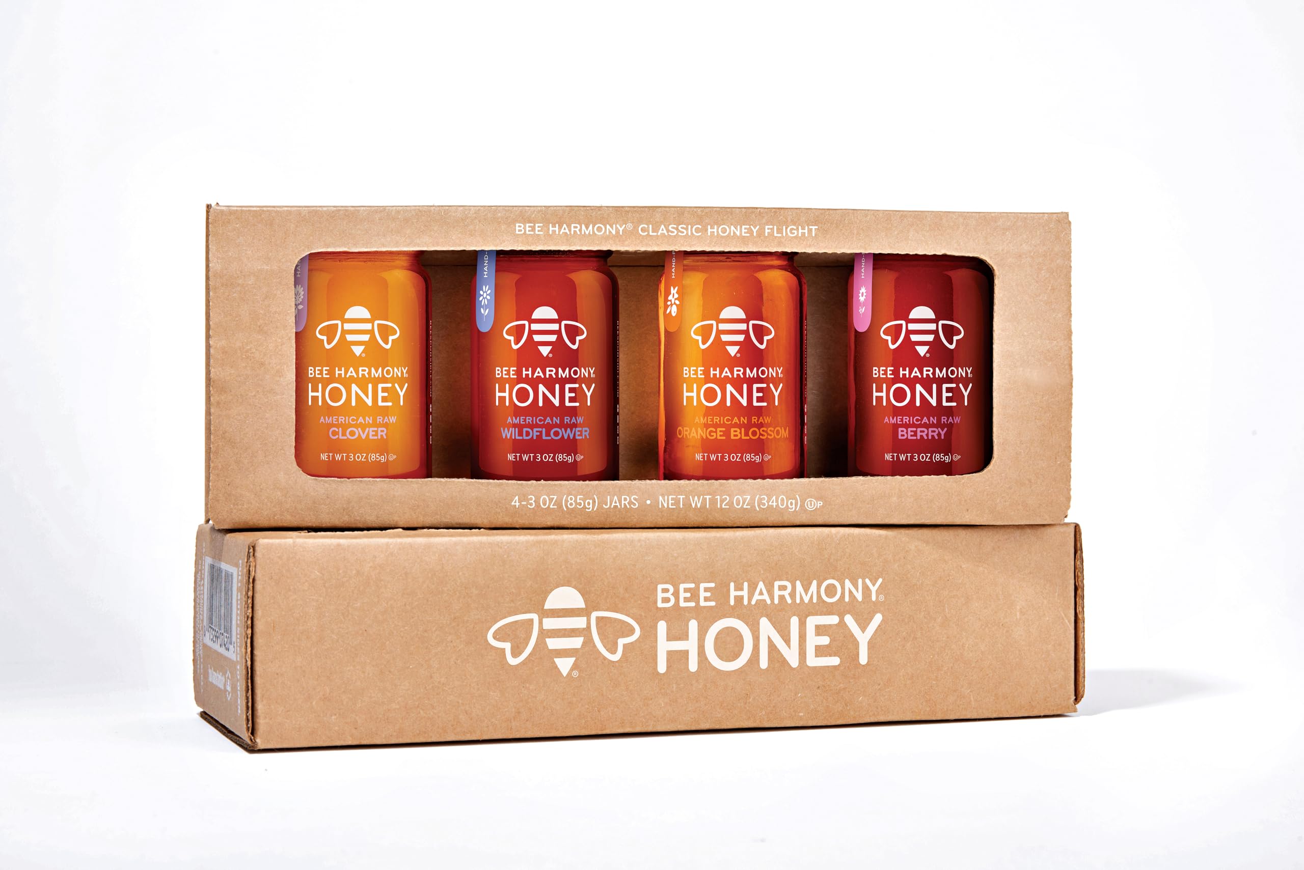 Mua Bee Harmony Classic Honey Flight, Mini Honey Gift Set, 4 Jars, 3 OZ ...