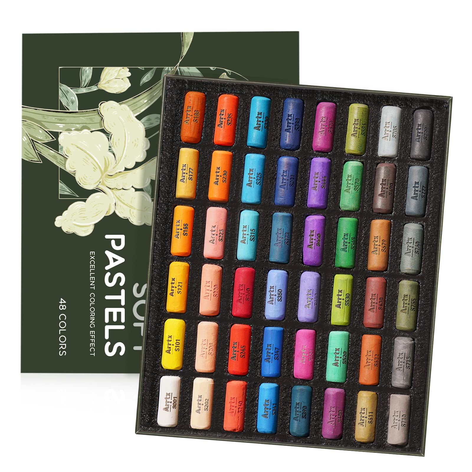Mua Soft Pastels Art Supplies, 48 Assorted Colors Chalk Pastels Creamy ...